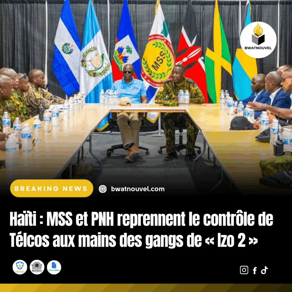 Haïti : MSS et PNH reprennent le contrôle de Télcos aux mains des gangs ...