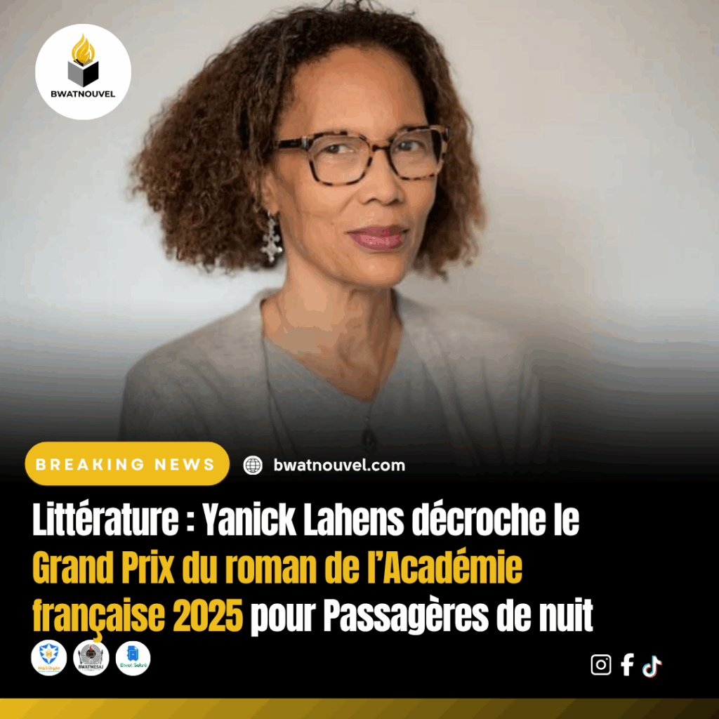 Littérature : Yanick Lahens décroche le Grand Prix du roman de l ...