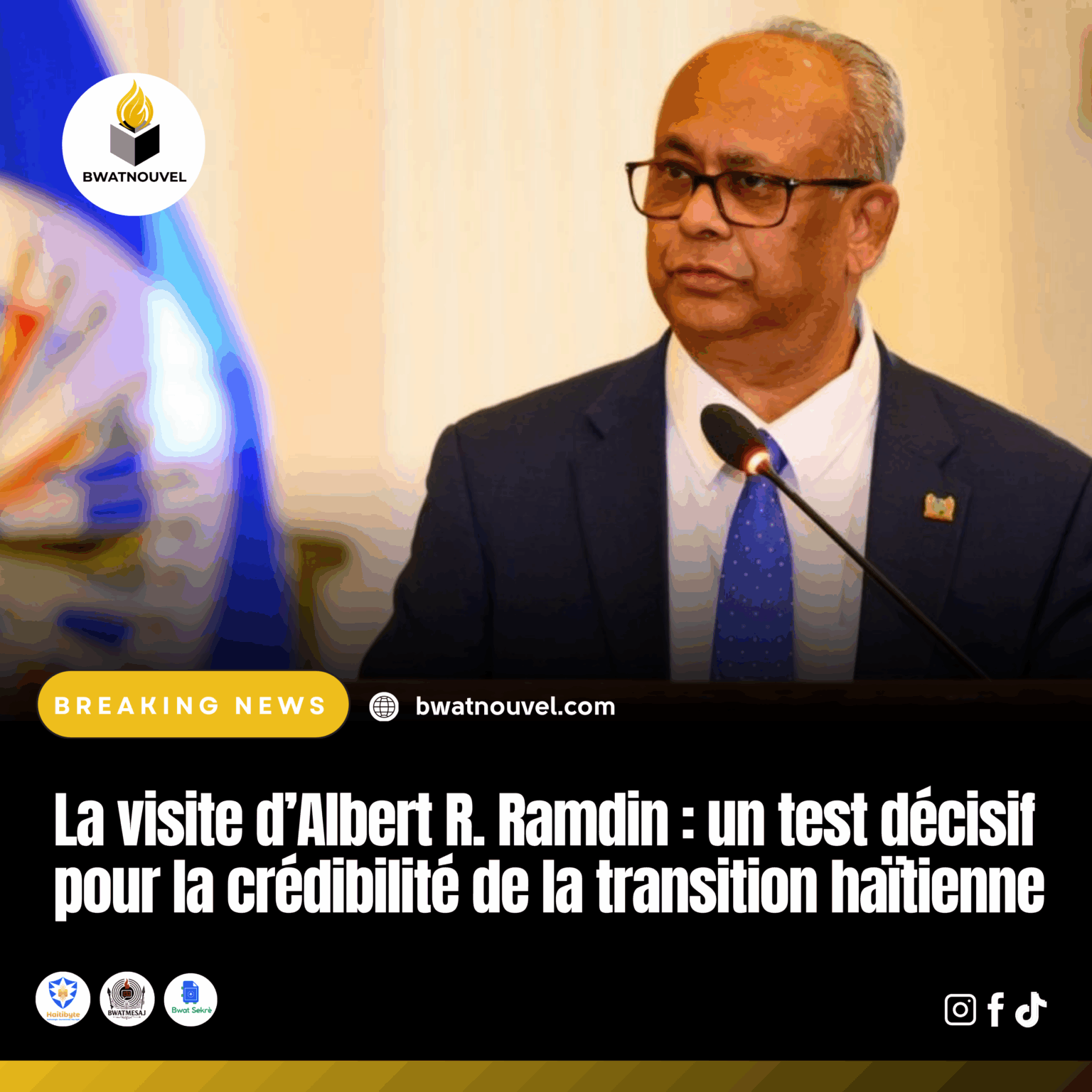 La visite d’Albert R. Ramdin : un test décisif pour la crédibilité de ...